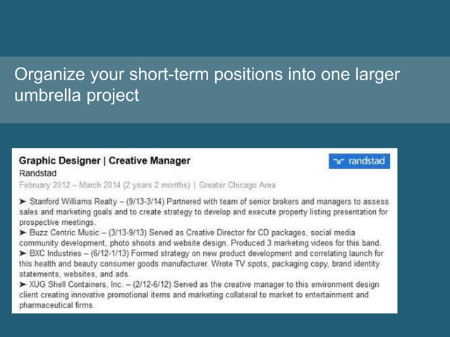 Representing Unique Career Paths on LinkedIn | PPT