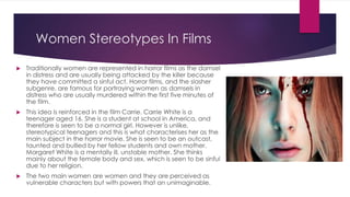 Representations in Horror Movies | PPT