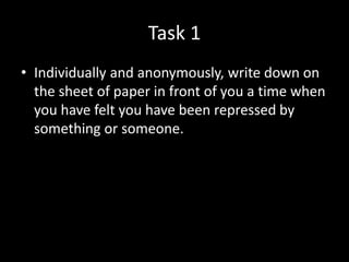 Repression Part 1 | PPT