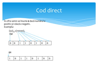 Reprezentarea numerelor in tehnica de calcul | PPTX