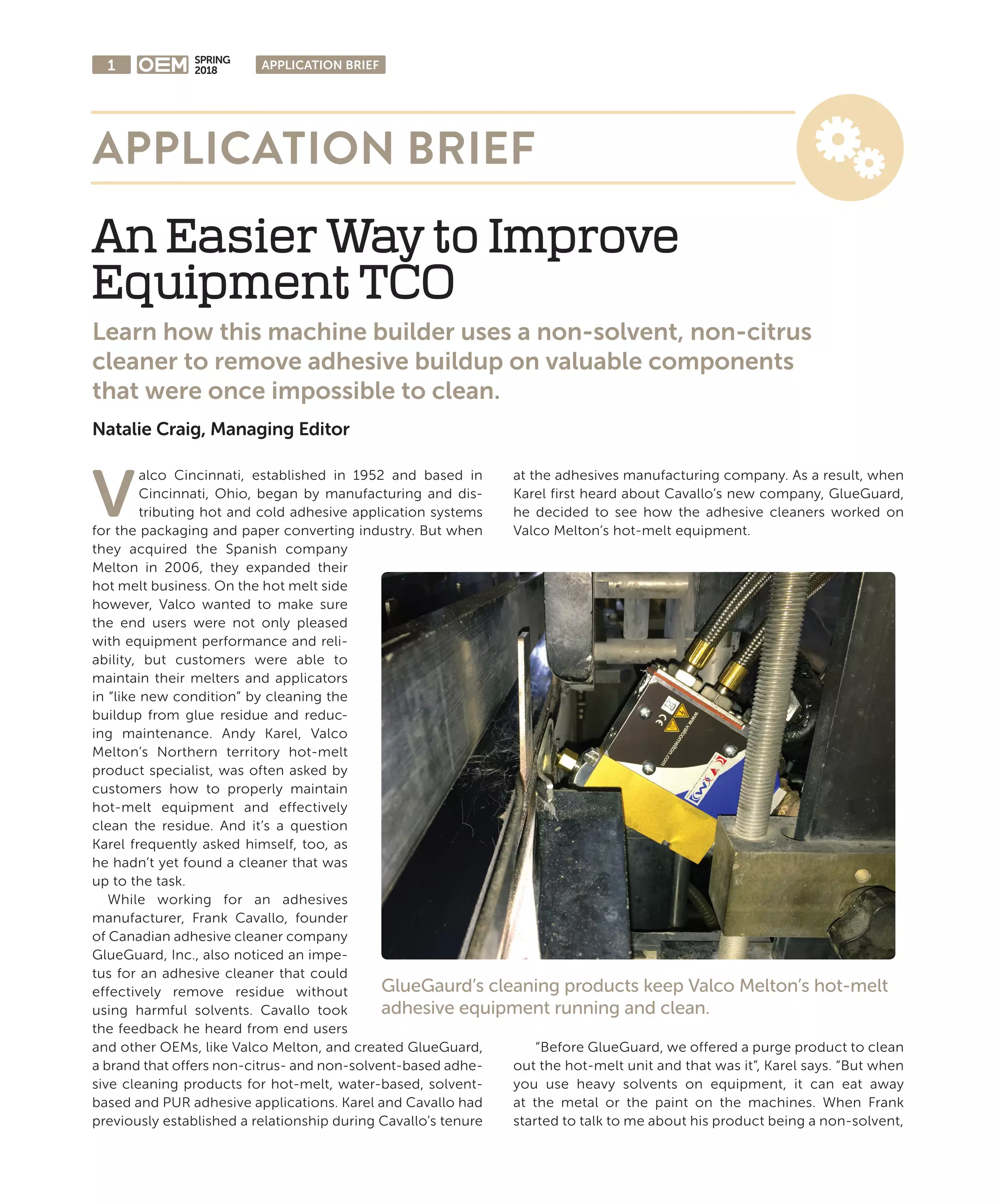 Valco Melton Adhesive Cleaning | PDF