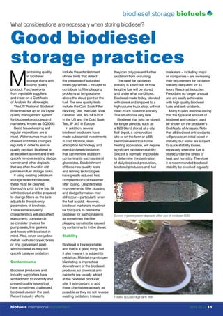 Biodiesel Storage Best Practices | PDF