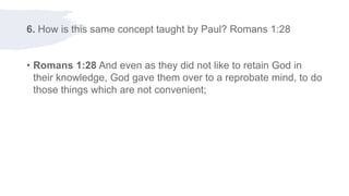 Reprobate Defined | PPSX | Christianity | Religion & Spirituality