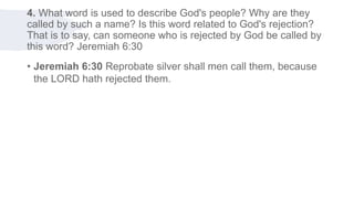 Reprobate Defined | PPSX | Christianity | Religion & Spirituality