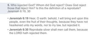 Reprobate Defined | PPSX | Christianity | Religion & Spirituality