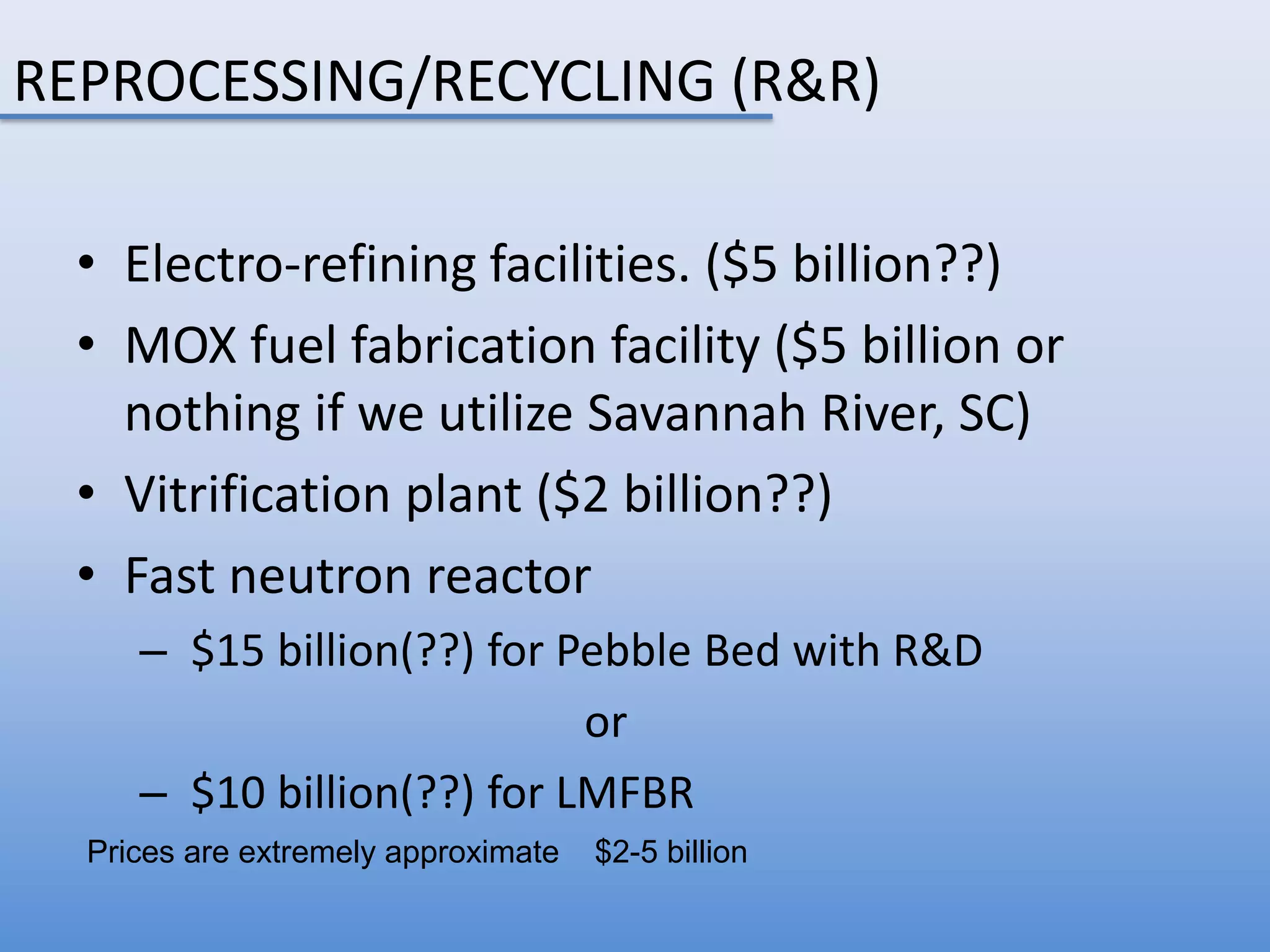 Nuclear Waste Reprocessing | PPTX