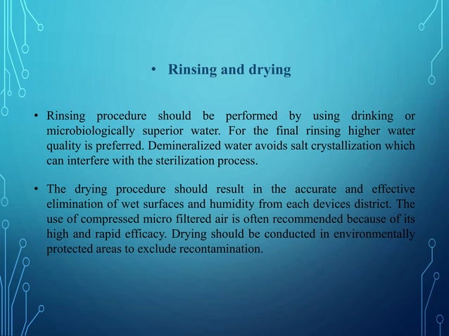 REPROCESSING OF SINGLE USE MEDICAL DEVICES FOR INTERVENTIONAL ...