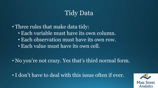 Reproducible Research with R, The Tidyverse, Notebooks, and Spark | PPT