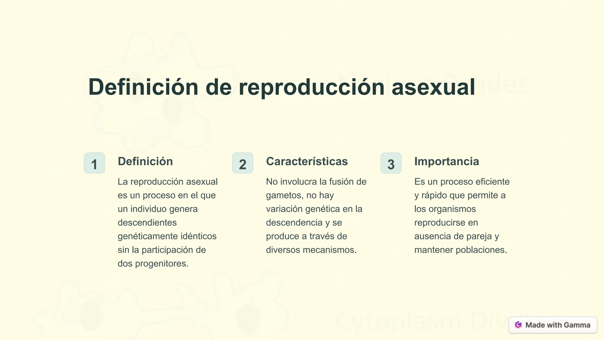 Tipo de reproducción asexual en animales | PPTX