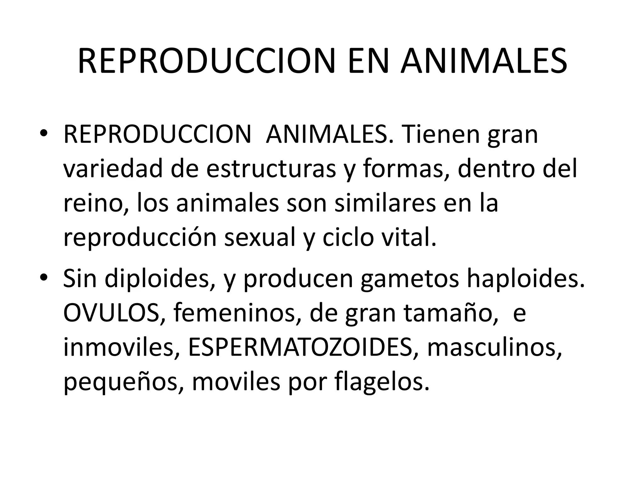 Reproduccion en animales.pptx complento de clase | PPTX