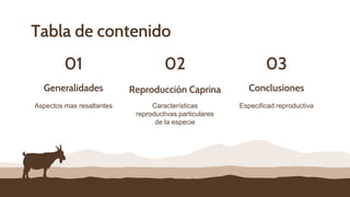 IMPORTANCIA DE LA REPRODUCCION ANIMAL EN ESTE CASO EN CAPRINOS | PPTX