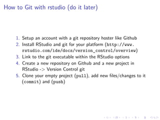 Reproducibility with R | PPT