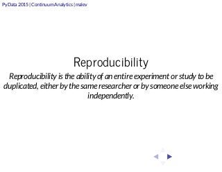 Reproducibility of your development environment | PDF