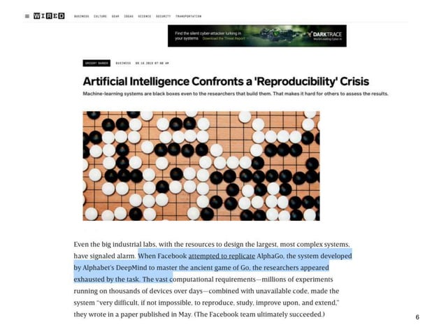 Reproducibility in machine learning | PPT