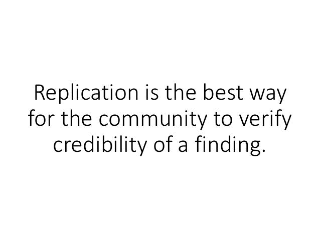 Reproducibility And Replicability A Practical Approach