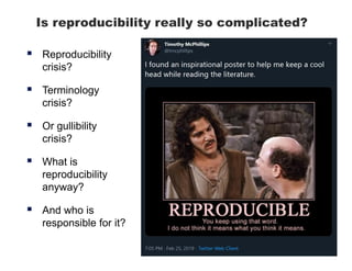 Reproducibility by Other Means: Transparent Research Objects | PPT