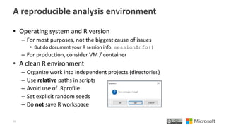 Reproducible Data Science with R | PPTX | Databases | Computer Software and Applications