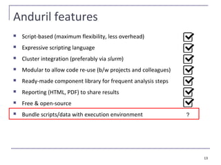 Reproducible bioinformatics pipelines with Docker and Anduril | PPT