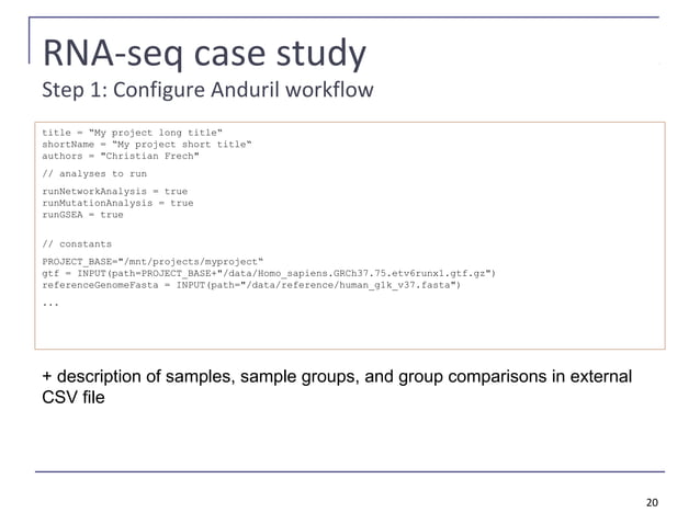 Reproducible Bioinformatics Pipelines With Docker And Anduril Ppt
