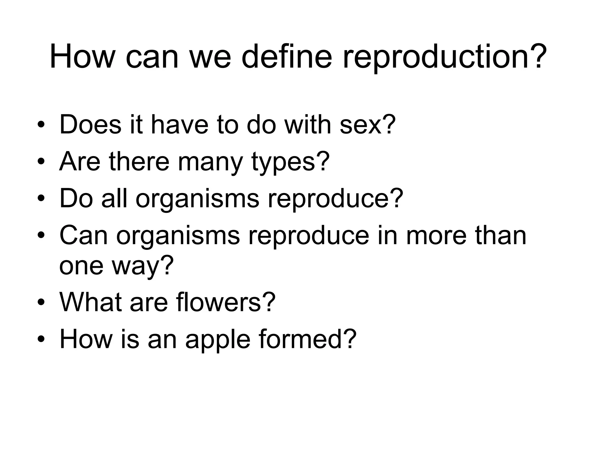 Reproduction | PPT