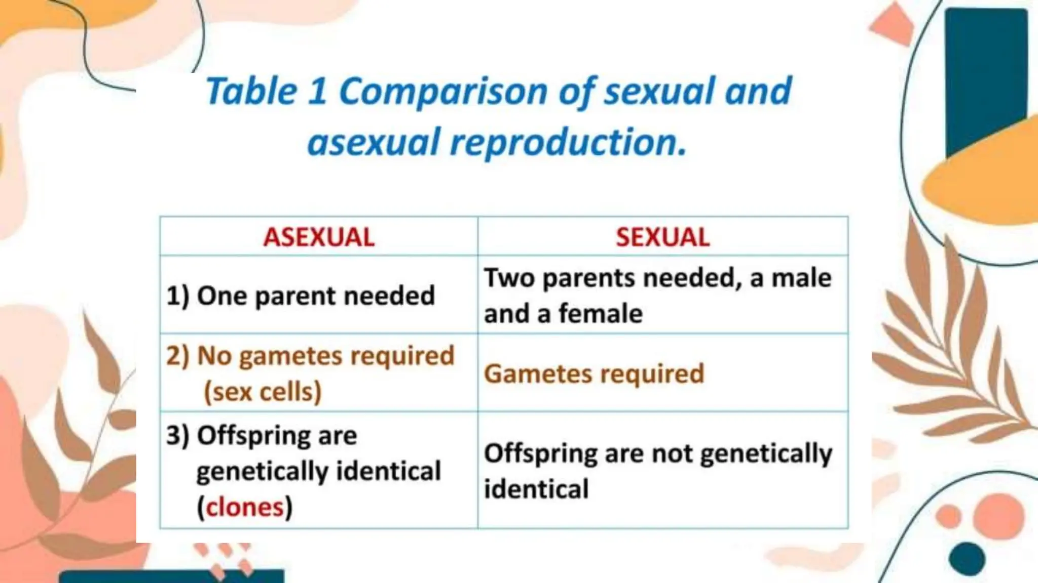 Types of Reproduction, animals, flowers. | PPT