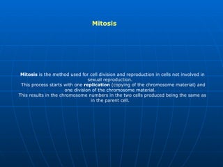 Reproduction and development | PPT