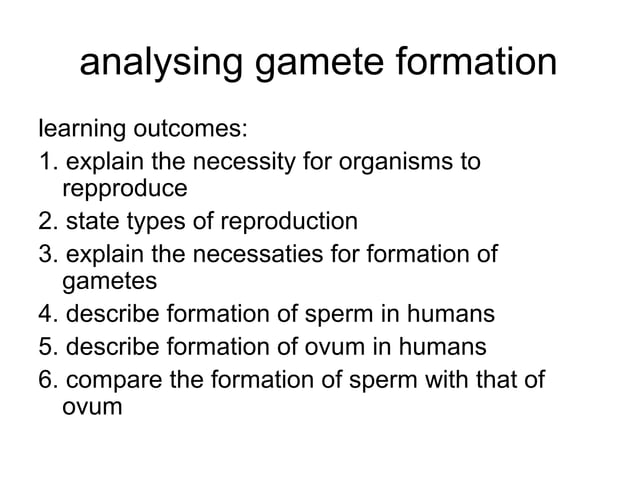 Reproduction and growth | PPT