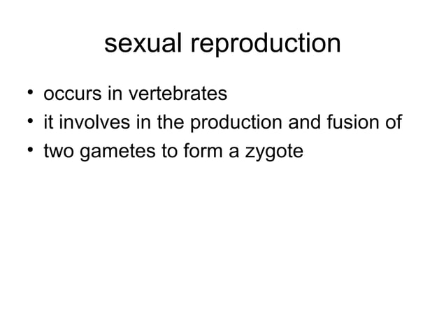Reproduction and growth | PPT