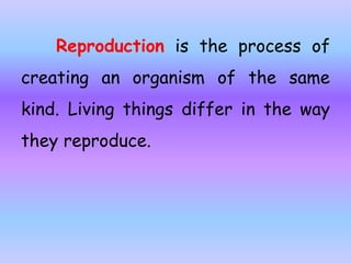 Reproduction grade 3 | PPTX