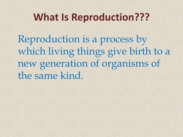 Reproduction in animals | PPTX | Infertility | Reproductive Health
