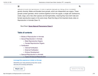 Reproduction in Animals Class 8 Notes, Questions, PPT - Leverage Edu.pdf