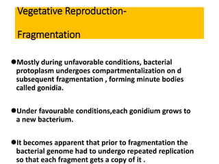 Reproduction in bacteria | PPTX