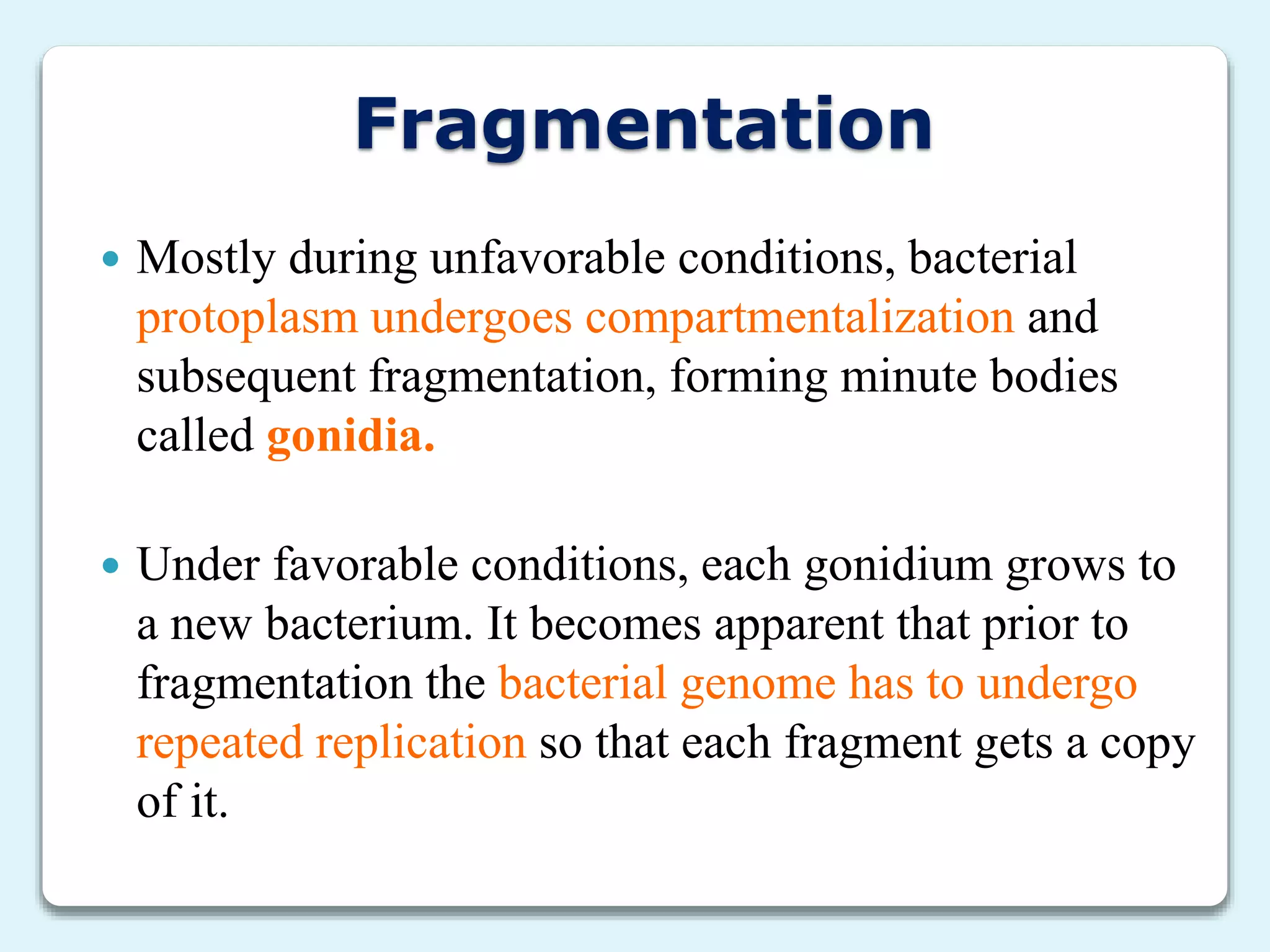 Reproduction in bacteria | PPTX