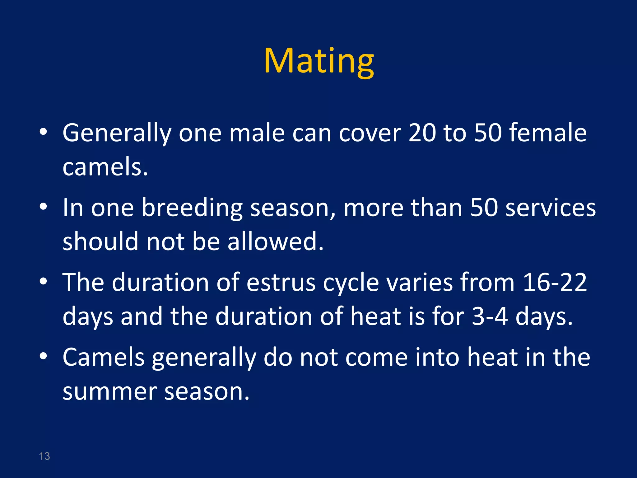 Reproduction in camel | PPTX