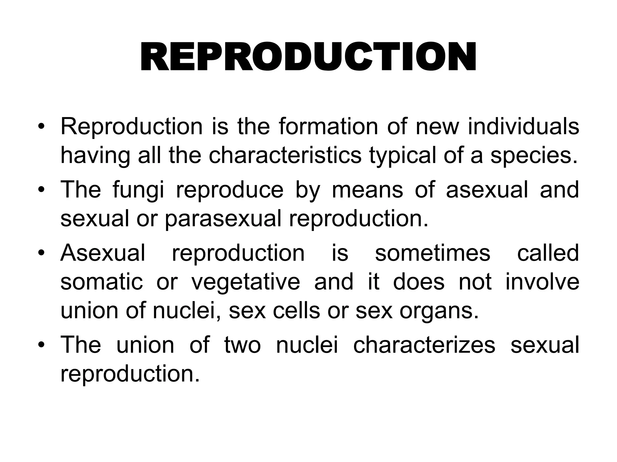 Reproduction in fungi | PPTX