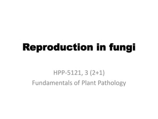 Reproduction in fungi | PPTX