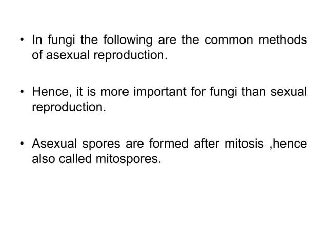 Reproduction In Fungi Ppt