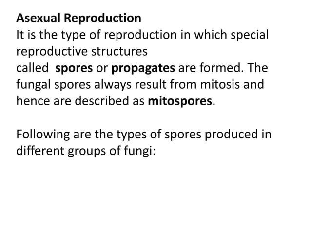Reproduction In Fungi Pptx