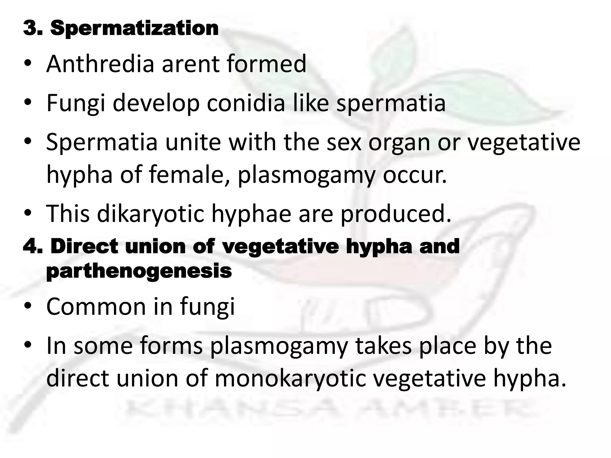 Reproduction in FUNGI | PPTX