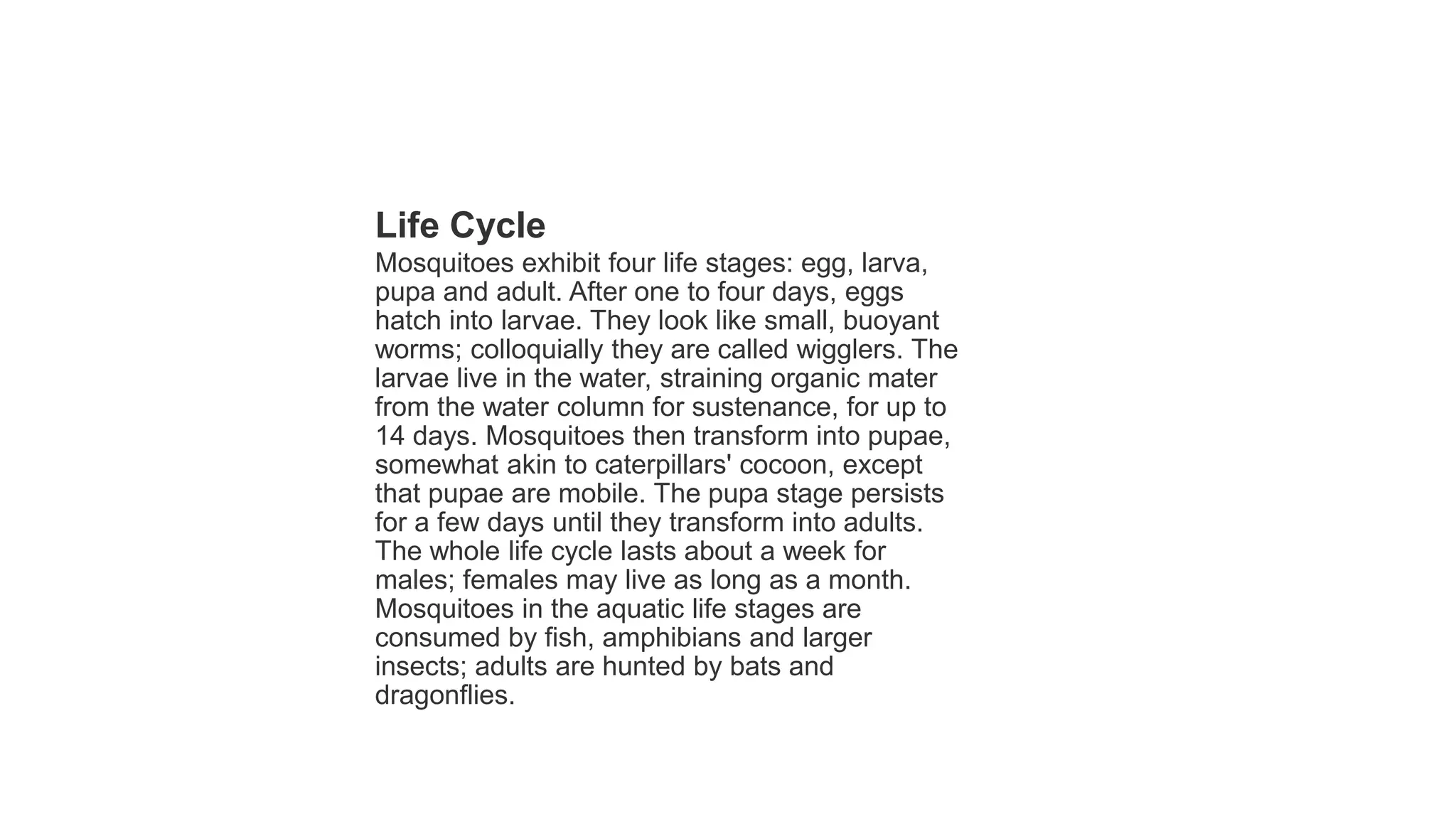 Reproduction in mosquitoes | PPTX