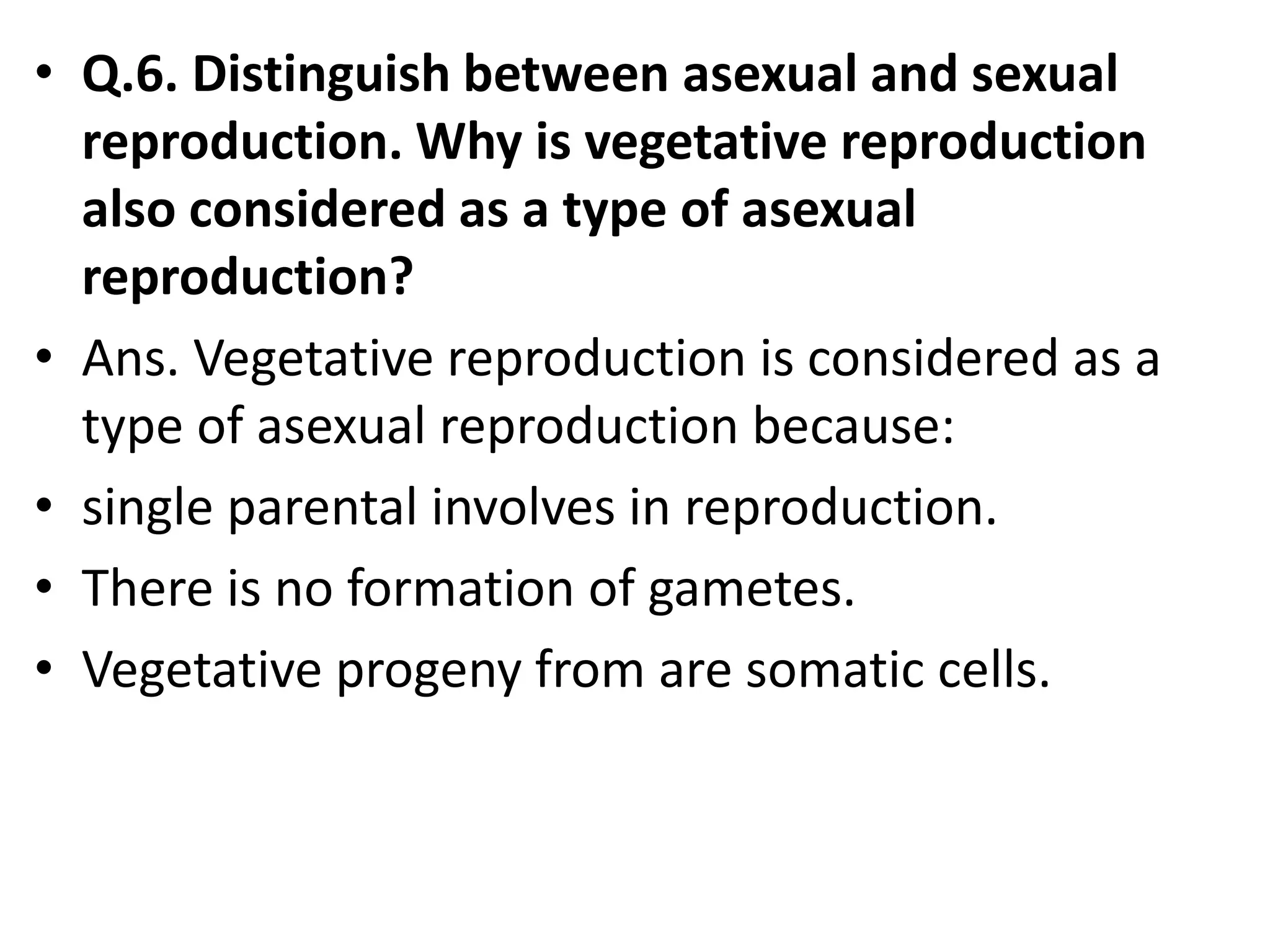Reproduction in organism NCERT Question and Answer by mohanbio2013 | PPTX