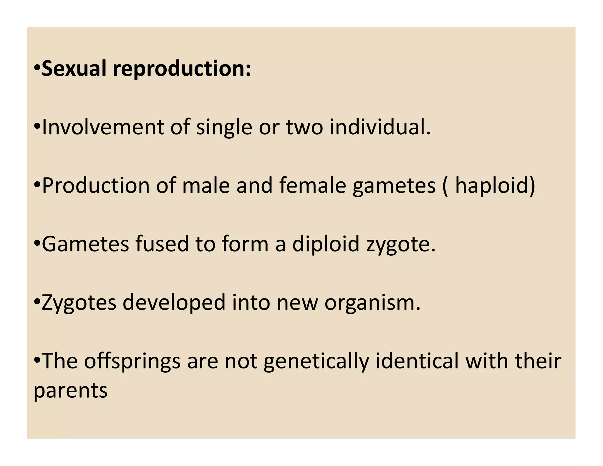 Reproduction in organisms. | PPT
