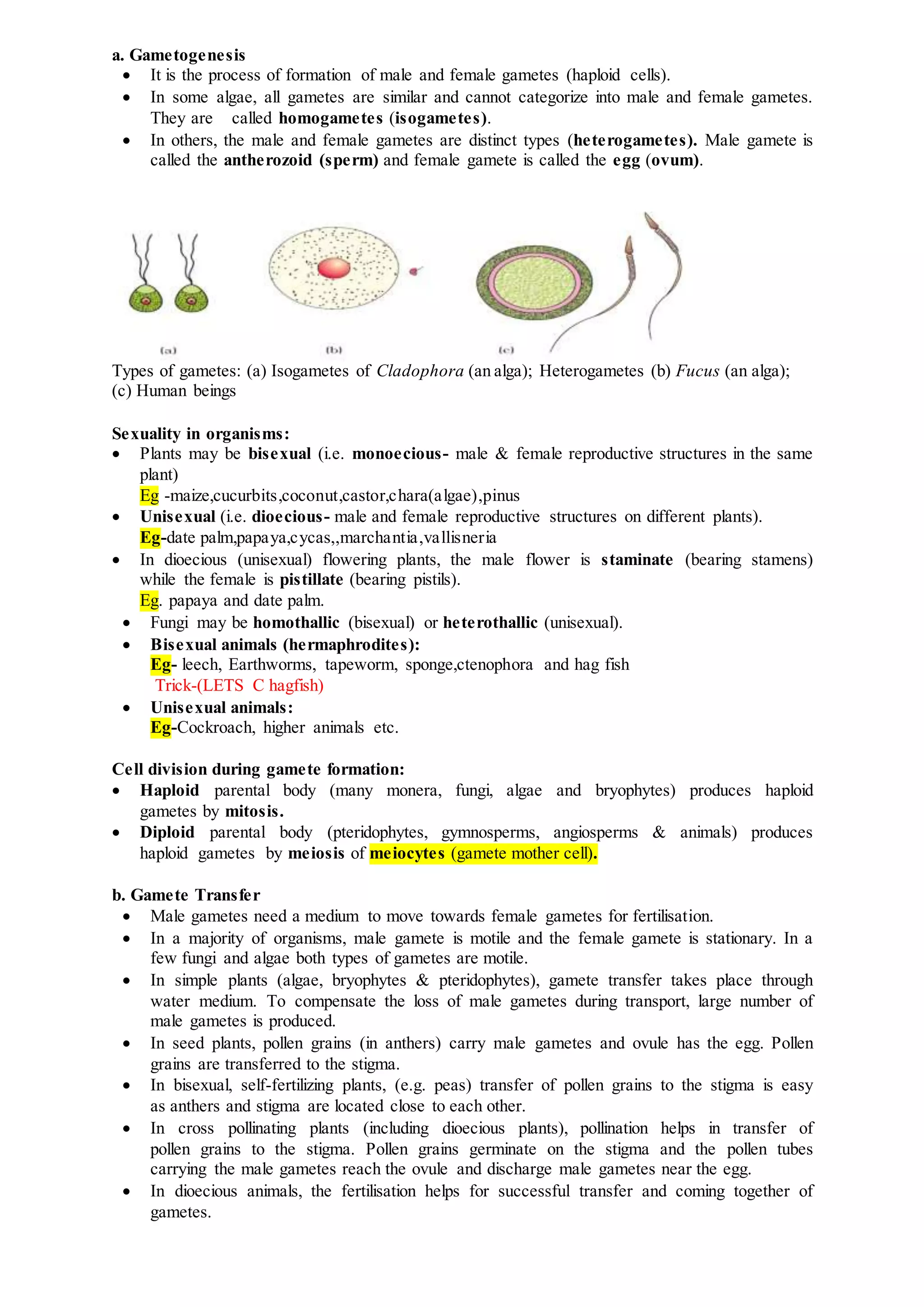 Reproduction in Organisms | PDF
