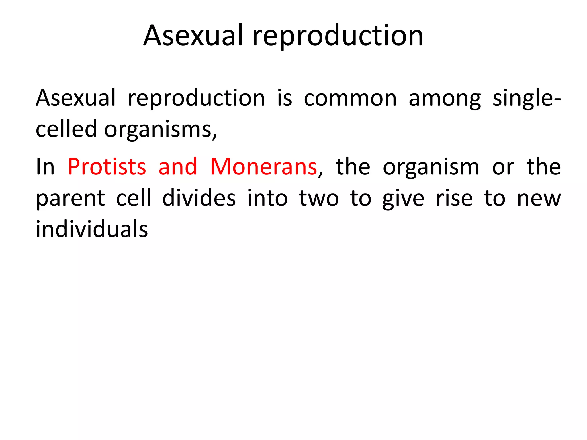 Reproduction in organisms, Life cycle phases, Asexual and sexual ...