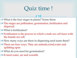 Reproduction in plants(2) | PPT | Infertility | Reproductive Health
