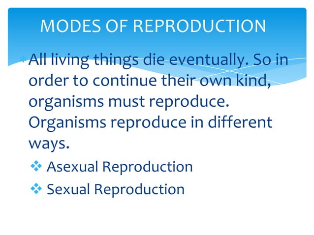 Reproduction intro | PPT