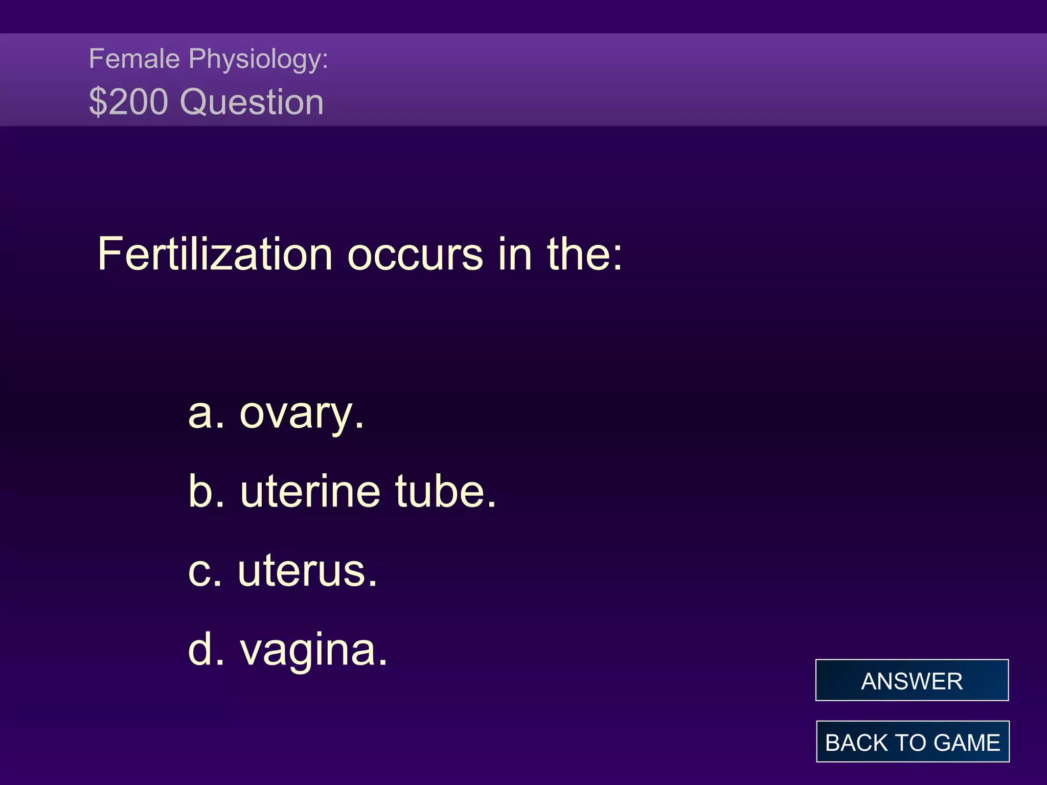 Reproduction jeopardy | PPT