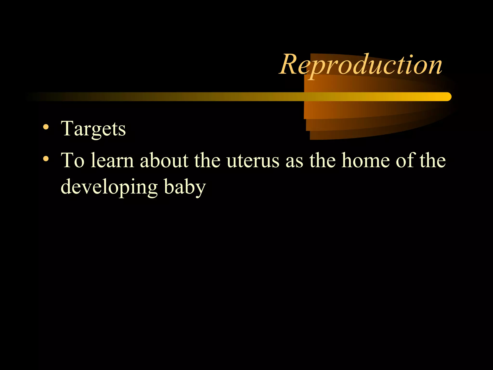 Human reproduction lesson 6 | PPT