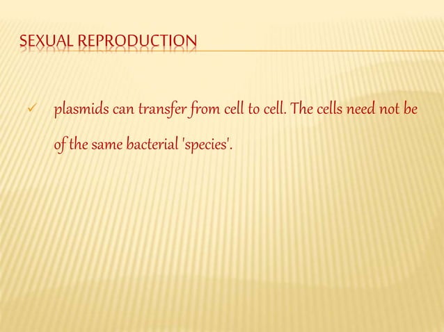 Reproduction methods in bacteria | PPT