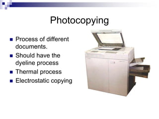 Reproduction processes | PPT